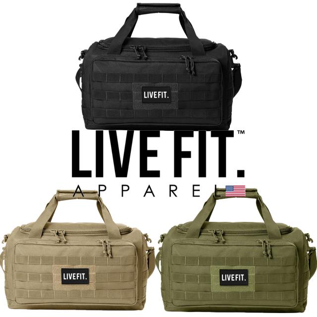 リブフィット LIVE FIT LVFT. BUG OUT DUFFLE 鞄 ブラック オリーブ バックパック リュック リュックサック バッグ メンズ 筋トレ ジムバッグ 正規品[衣類] ユ00572