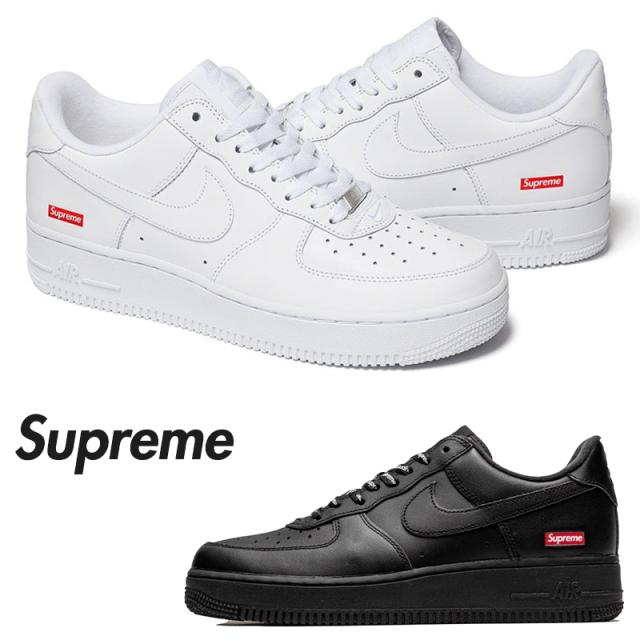 シュプリーム スニーカー Supreme Nike Air Force 1 Low コラボ エアフォース ナイキ 靴 ロゴ ユニセックス 本物 正規品 [衣類] ユ00572