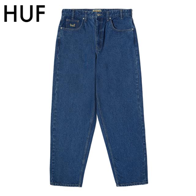 ハフ デニム パンツ HUF CROMER PANT STONE WASH INDIGO ジーンズ オーバーサイズ スケーター ストリート系 スケートボード 人気 メンズ 正規品 PT00242 [衣類] ユ00572