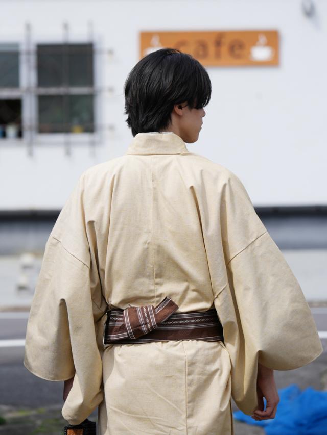 角帯 博多織 正絹 日本製 男性用 着物 浴衣 紳士 通年 【 かく帯 帯