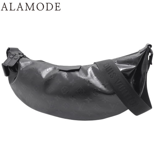 LOUIS VUITTON(ルイ・ヴィトン) モノグラム・ストーム ハンモックバッグ ボディバッグ 肩掛け ワンショルダー モノグラム・ストームキャンバス ブラック黒 ブラック金具 M23790 メンズ 40802142908【中古】【アラモード】