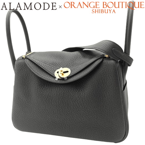 【新品】HERMES(エルメス) リンディ26 ブラック黒 トリヨンクレマンス ゴールド金具 K刻印 ショルダーバッグ 2WAY ハンドバッグ 肩掛け レディース 40802142874【アラモード】