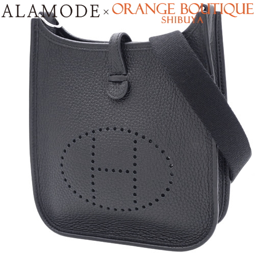 HERMES(エルメス) エブリン アマゾンTPM ブラック黒 トリヨンクレマンス パラジウム金具 シルバー金具 B刻印 ショルダーバッグ 肩掛け 斜め掛け ポシェット エヴリン レディース 40802142927【中古】【アラモード】