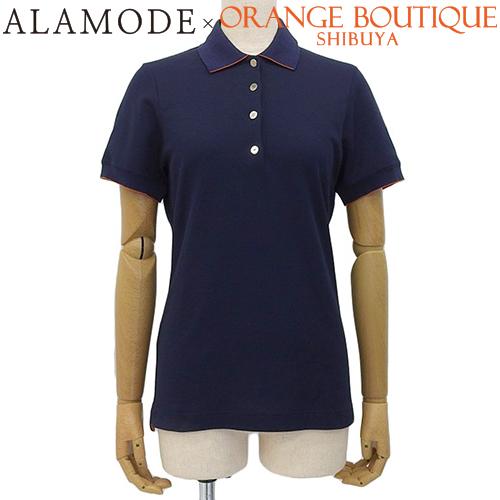 HERMES(エルメス) ドゥブル・ジュ ポロシャツ ネイビー/フー オレンジ コットン ポリエステル トップス アパレル ファッション 衣類 半袖 メンズ 40802139300【中古】【アラモード】
