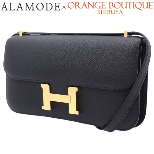【新品】HERMES(エルメス) コンスタンス エラン K刻印 ブラック黒 ヴォーエプソン ゴールド金具 ショルダーバッグ 2WAY 斜め掛け 肩掛け レディース 40802146528【アラモード】