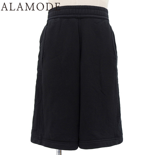 BURBERRY(バーバリー) ロゴハーフパンツ ボトムス ショートパンツ アパレル ファッション スエットパンツ XS コットン ブラック黒 8050894 メンズ 40802143278【中古】【アラモード】