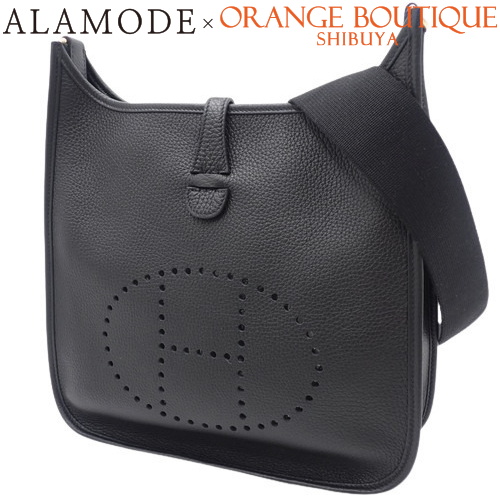 HERMES(エルメス) エブリン3PM ブラック黒 トリヨンクレマンス ゴールド金具 W刻印 ショルダーバッグ エヴリン 肩掛け 斜め掛け レディース 40802150396【中古】【アラモード】