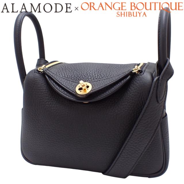 【新品】HERMES(エルメス) リンディミニ K刻印 ブラック黒 トリヨンクレマンス ゴールド金具 ショルダーバッグ 2WAY 肩掛け 斜め掛け ハンドバッグ レディース 40802151196【アラモード】