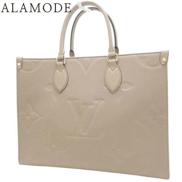 LOUIS VUITTON(ルイ・ヴィトン) モノグラム・アンプラント オンザゴーMM ハンドバッグ ショルダー 肩掛け 2WAY モノグラムアンプラント トゥルトレール グレージュ ベージュ ゴールド金具 M45607 レディース 41100089884【中古】【アラモード】