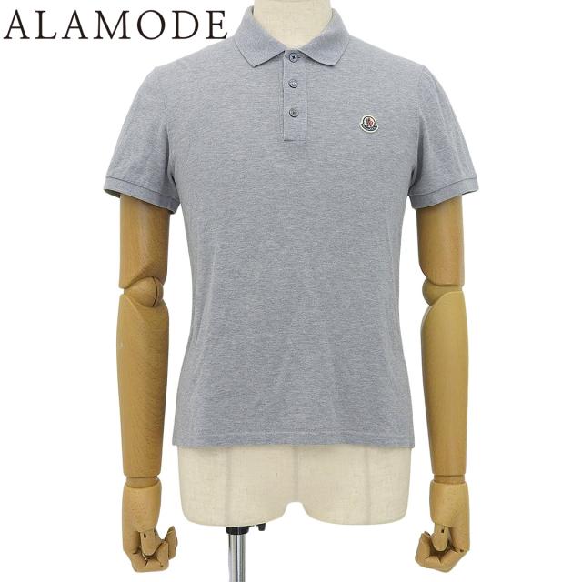 MONCLER(モンクレール) MAGLIA ポロシャツ ポロシャツ 2015年 半袖 トップス アパレル S コットン ライトグレー B10918317000 84673 メンズ 40802156585【中古】【アラモード】