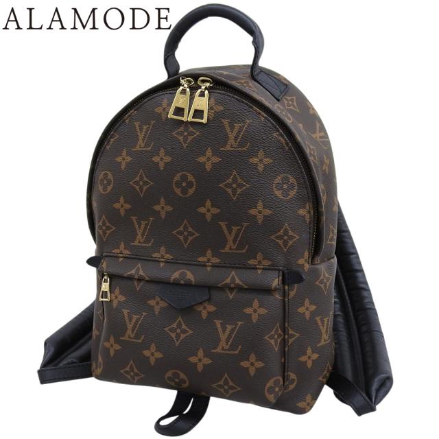 LOUIS VUITTON(ルイ・ヴィトン) モノグラム パームスプリングス バックパックPM リュックサック/バックパック 肩掛け ショルダー デイリー 旧型 モノグラムキャンバス ブラウン茶 ゴールド金具 M41560 レディース 40802158004【中古】【アラモード】