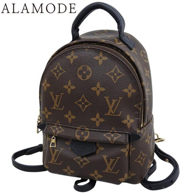 LOUIS VUITTON(ルイ・ヴィトン) モノグラム パームスプリングス バックパック MINI リュックサック/バックパック 肩掛け ショルダー デイリー モノグラムキャンバス レザー ブラウン茶 ゴールド金具 M44873 レディース 40802158285【中古】【アラモード】