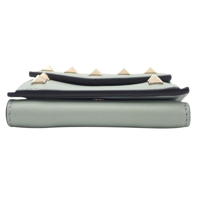 VALENTINO(ヴァレンティノ) スタッズ 3つ折り財布 コンパクト