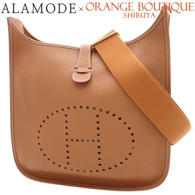 HERMES(エルメス) エブリン3GM ゴールド ブラウン茶 トリヨンクレマンス ゴールド金具 K刻印 ショルダーバッグ 肩掛け 斜め掛け エヴリン レディース 40802162756【中古】【アラモード】