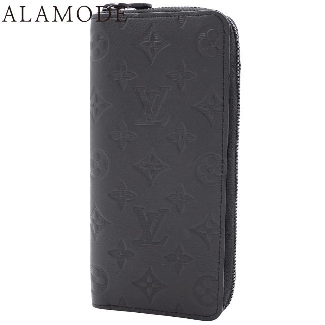 LOUIS VUITTON(ルイ・ヴィトン) モノグラム・シャドウ ジッピーウォレット・ヴェルティカル ロングウォレット ラウンドファスナー 長財布 小物 モノグラム・シャドウレザー ブラック黒 ブラック金具 M62902 メンズ 40802158451【中古】【アラモード】