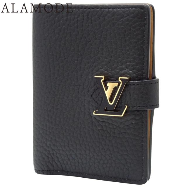 LOUIS VUITTON(ルイ・ヴィトン) LVヴェルティカル ウォレット コンパクト コンパクトウォレット ミニ財布 二つ折り 2つ折り トリヨンレザー ノワール ブラック黒 ゴールド金具 M81561 レディース 40802163216【中古】【アラモード】