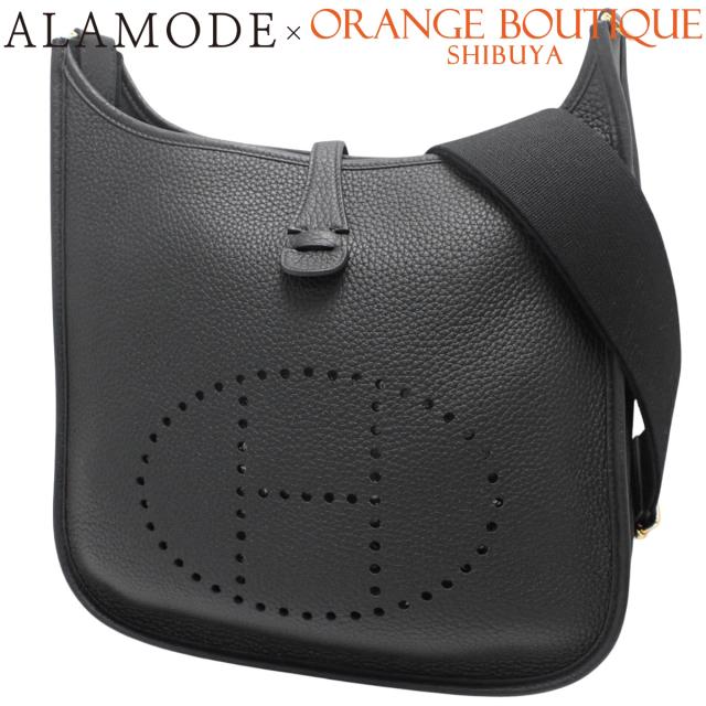HERMES(エルメス) エブリン3PM ブラック黒 トリヨンクレマンス ゴールド金具 W刻印 ショルダーバッグ エヴリン 肩掛け 斜め掛け レディース 40802163665【中古】【アラモード】