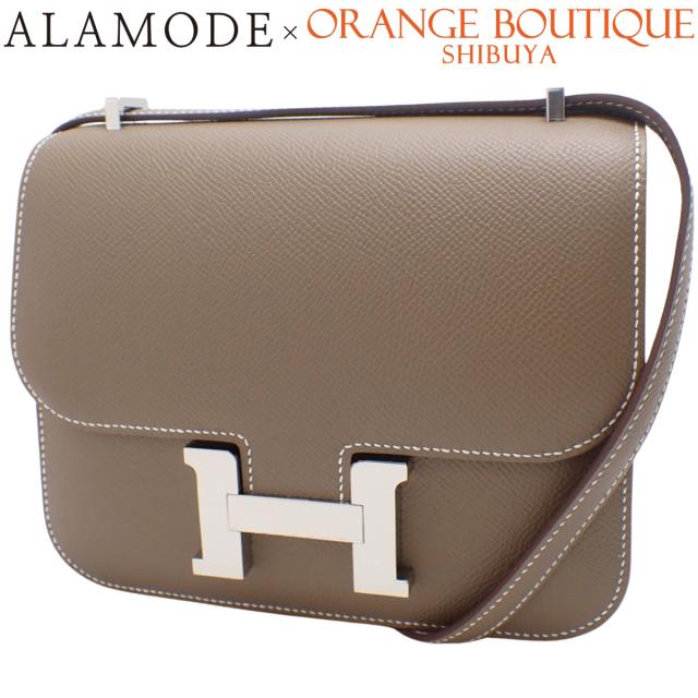 【新品】HERMES(エルメス) コンスタンス3 ミニ ミロワール K刻印 エトープ/エトゥープ グレージュ ヴォーエプソン パラジウム金具 シルバー金具 ショルダーバッグ 斜め掛け 肩掛け コンスタンス18 レディース 40802163885【アラモード】