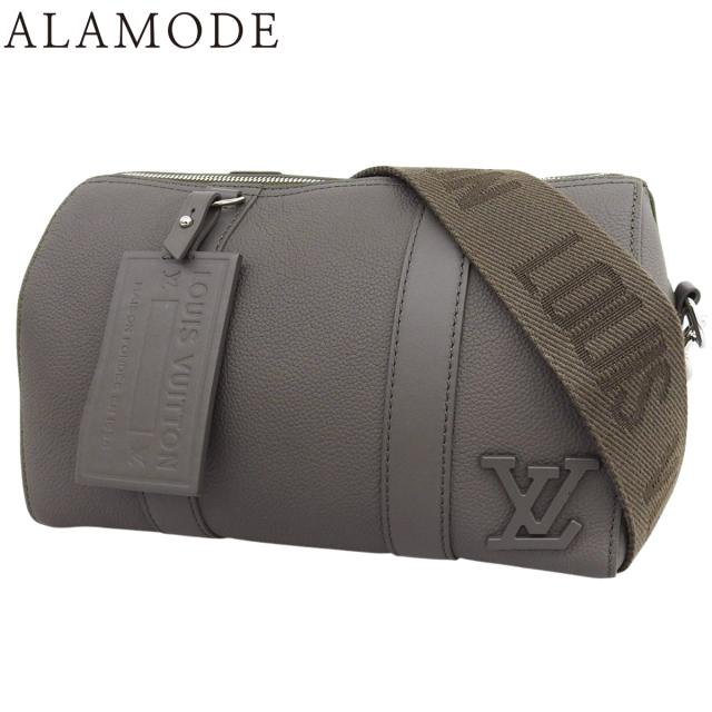 LOUIS VUITTON(ルイ・ヴィトン) アエログラム シティ・キーポル ショルダーバッグ 肩掛け 斜め掛け トリヨンレザー グレー シルバー金具 M59328 メンズ 40802163017【中古】【アラモード】