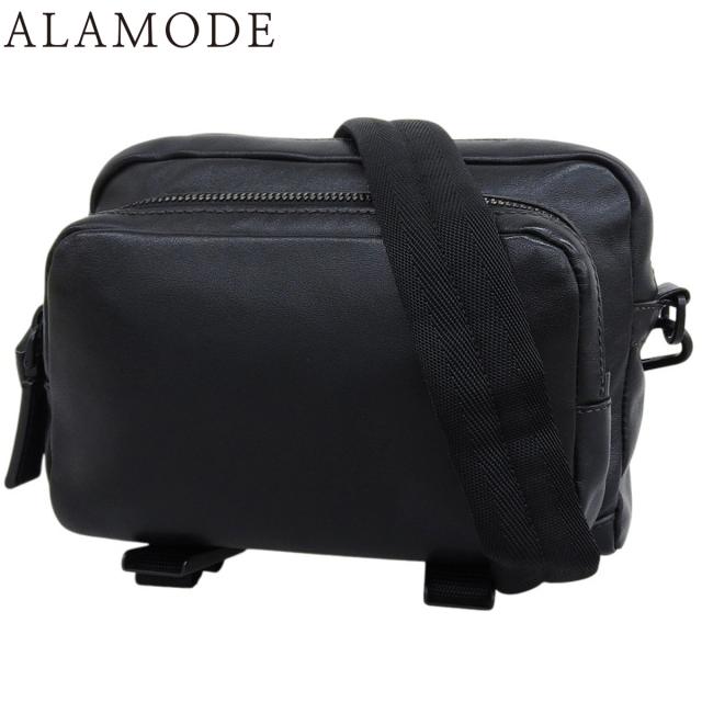 PRADA(プラダ) ロゴプレートショルダーバッグ  ショルダーバッグ クロスボディバッグ 斜め掛け 肩掛け カーフ ブラック黒 ブラック金具 2VH043 ユニセックス 40802158292【中古】【アラモード】