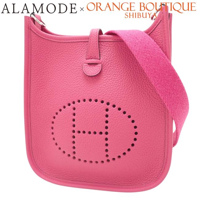 HERMES(エルメス) エブリン アマゾンTPM フランボワーズ ピンク トリヨンクレマンス パラジウム金具 シルバー金具 Z刻印 ショルダーバッグ 肩掛け 斜め掛け エヴリン レディース 40802166234【中古】【アラモード】
