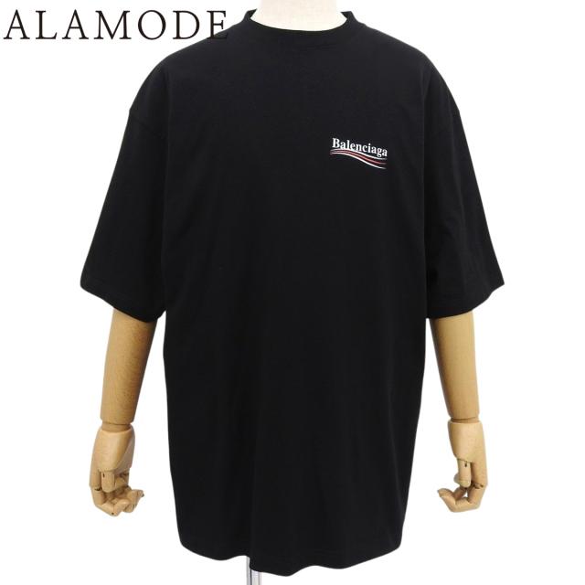 BALENCIAGA(バレンシアガ) ロゴTシャツ Tシャツ 2022年 アパレル ファッション 半袖  XL コットン ブラック黒 ホワイト白 レッド赤 ユニセックス 40802163305【中古】【アラモード】