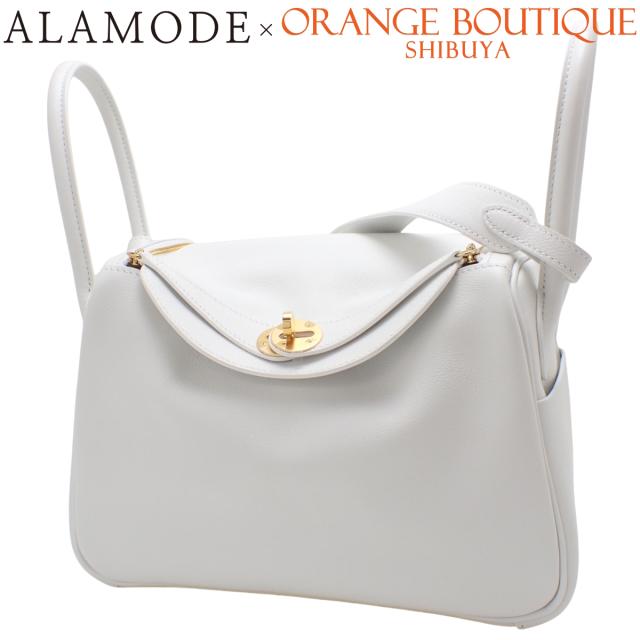 HERMES(エルメス) リンディ26 ニューホワイト ホワイト白 エバーカラー ゴールド金具 W刻印 ハンドバッグ 2WAY ショルダー 肩掛け レディース 40802167986【中古】【アラモード】