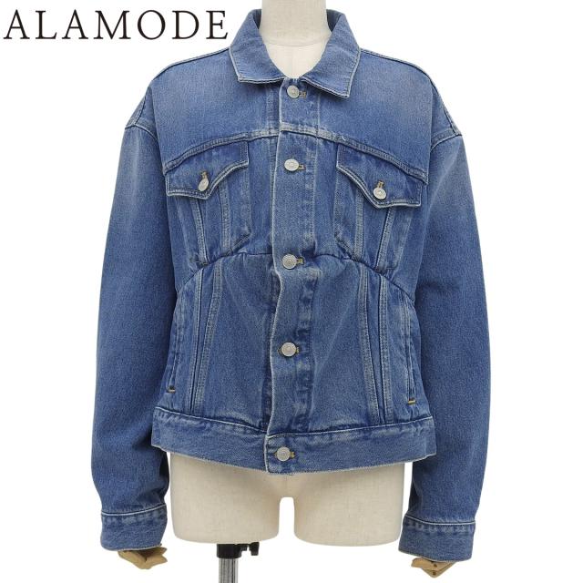 BALENCIAGA(バレンシアガ) 再構築スウイング デニムジャケット ジャケット 2017年 Gジャン アパレル ファッション 38 コットン ブルー青 446443 メンズ 40802164454【中古】【アラモード】