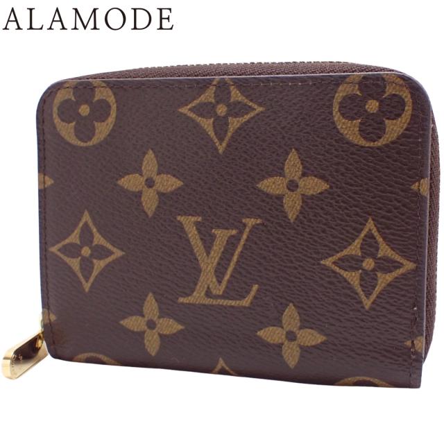 LOUIS VUITTON(ルイ・ヴィトン) モノグラム ジッピー・パース ケース ミニウォレット カードケース ラウンドファスナー ジップアラウンド モノグラムキャンバス ブラウン茶 ゴールド金具 M60067 レディース 40802164995【中古】【アラモード】