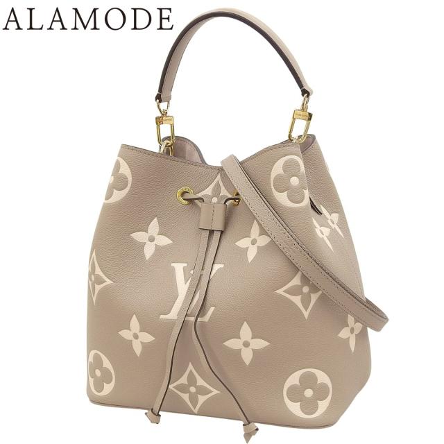 LOUIS VUITTON(ルイ・ヴィトン) バイカラー モノグラム・アンプラント ネオノエMM ショルダーバッグ 2WAY ハンドバッグ 肩掛け 斜め掛け モノグラムアンプラント トゥルトレール クレーム ベージュ ゴールド金具 M45555 レディース 40802166473【中古】【アラモード】