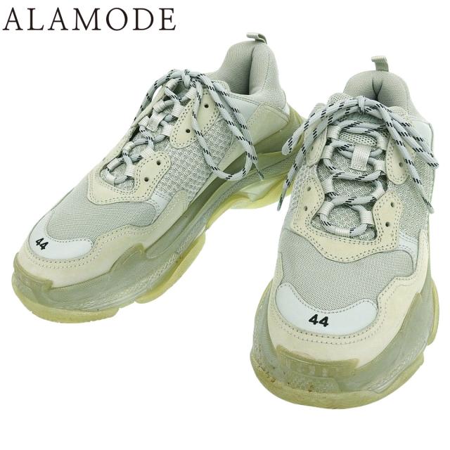 BALENCIAGA(バレンシアガ) トリプルエス クリアソールスニーカー スニーカー アパレル シューズ 靴 44 ポリエステル ポリウレタン グレー メンズ 40802164208【中古】【アラモード】