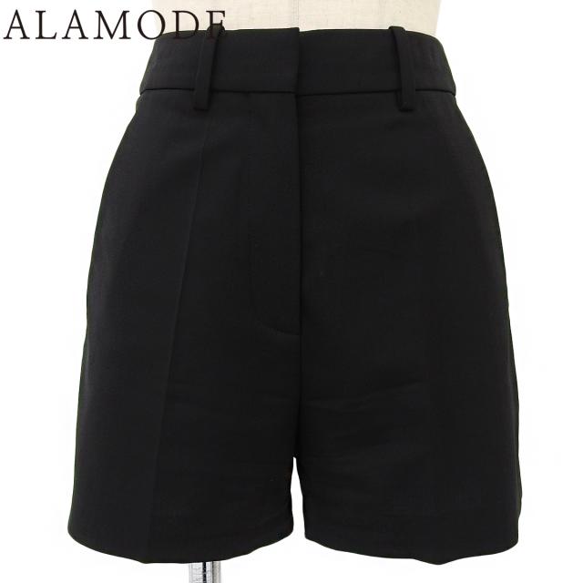 VALENTINO(ヴァレンティノ) ショートパンツ パンツ アパレル ファッション 38 ポリエステル ウール ブラック黒 レディース 40802164725【中古】【アラモード】