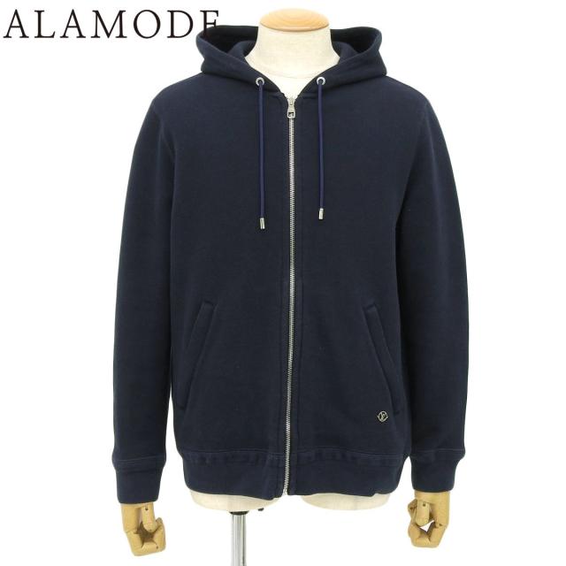 LOUIS VUITTON(ルイ・ヴィトン) ヴァージルアブロー スウェット ジップパーカー スウェット/パーカー 2020年 RM202Q アパレル ファッション 長袖 フーディ L コットン ナイロン ネイビー紺 メンズ 40802166188【中古】【アラモード】