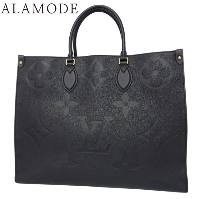 LOUIS VUITTON(ルイ・ヴィトン) モノグラム・アンプラント オンザゴーGM トートバッグ 2WAY 肩掛け モノグラム･アンプラント ジャイアント ノワール ブラック黒 ゴールド金具 M44925 レディース 40802169878【中古】【アラモード】