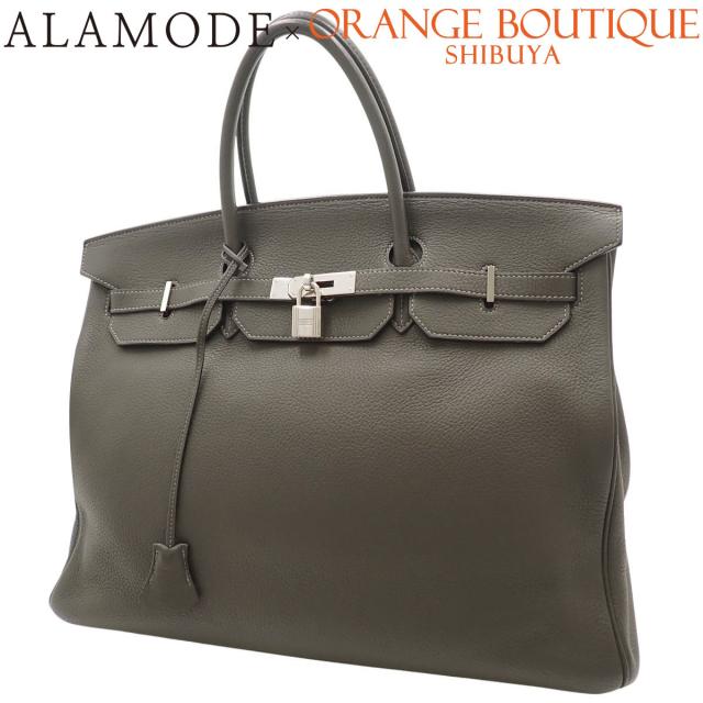 HERMES(エルメス) バーキン40 グラファイト グレー トゴ パラジウム金具 シルバー金具 □K刻印 ハンドバッグ トートバッグ ボストンバッグ レディース 40802171407【中古】【アラモード】