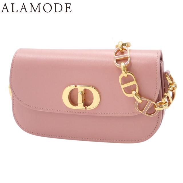 Christian Dior(クリスチャン・ディオール) モンテーニュ30 アベニュー スモールバッグ ショルダーバッグ 肩掛け 斜め掛け レザー アンティークピンク ピンク ゴールド金具 M9261UMOA レディース 40802171136【中古】【アラモード】