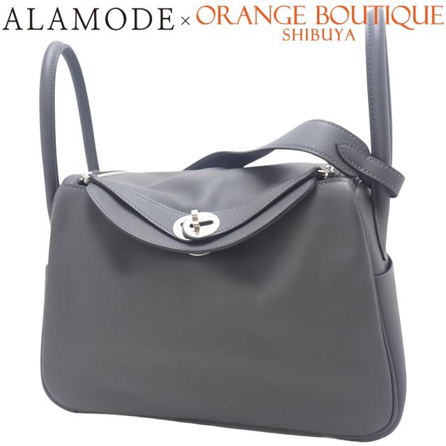 HERMES(エルメス) リンディ ヴェルソ26 アルドワーズ グリプラチナ グレー ヴォースイフト パラジウム金具 シルバー金具 W刻印 ショルダーバッグ 2WAY ハンドバッグ 肩掛け レディース 40802164688【アラモード】