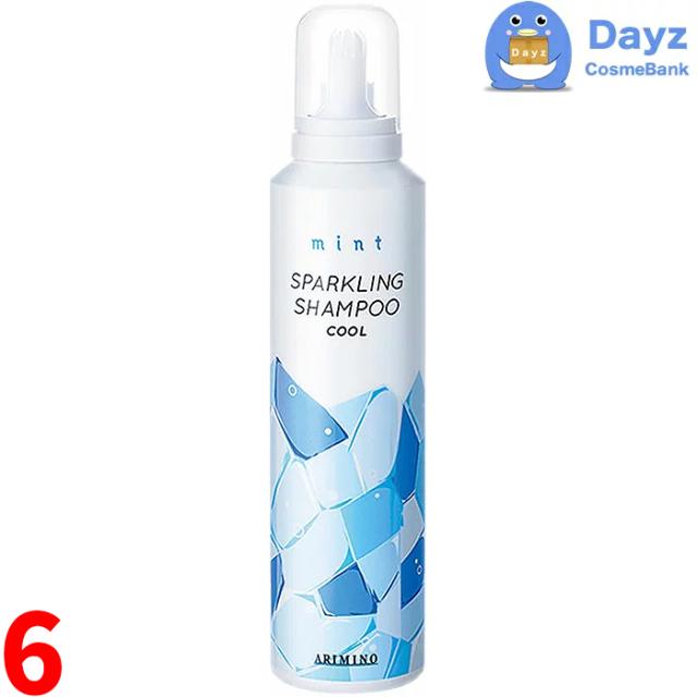 アリミノ ミント スパークリング シャンプー クール 180g　6点セット　｜　炭酸シャンプー スパークリング 夏 冷 シャンプー 炭酸ケア