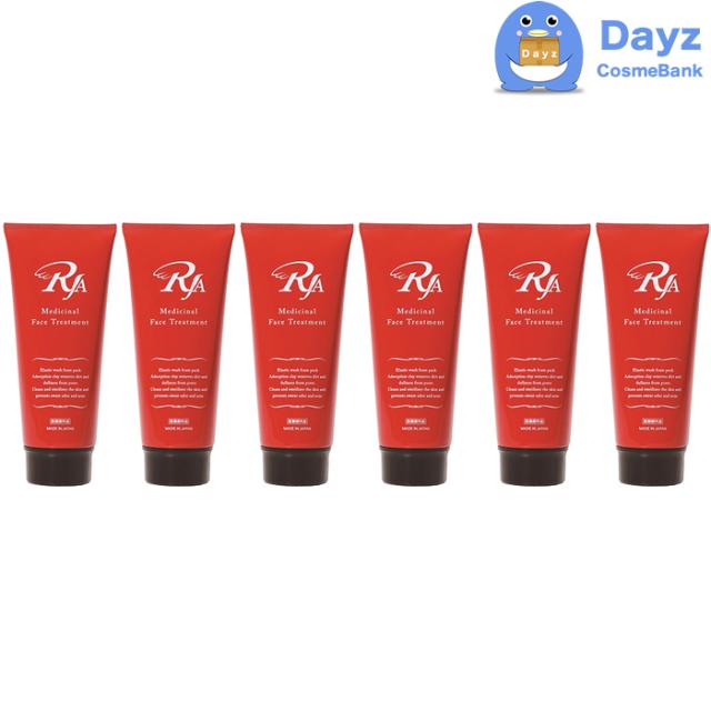 RJA 薬用 フェイストリートメント 150g　6点セット　医薬部外品　｜　洗顔 洗顔料 角質ケア 毛穴ケア クレイ 毛穴汚れ　｜　ローネジャパン