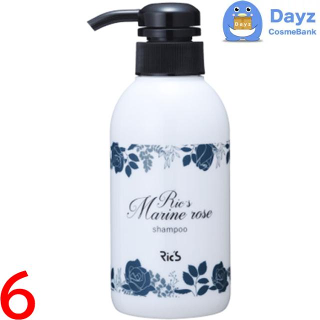 リックス マリンローズ シャンプー 300mL　6点セット　｜　ヘアシャンプー｜　グレイヘア 白髪