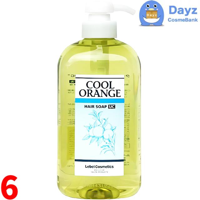 ルベル クールオレンジ ヘアソープ UC 600mL　6点セット　｜　ヘアシャンプー スキャルプ スカルプケア