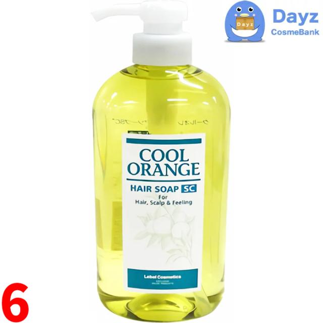 ルベル クールオレンジ ヘアソープ SC 600mL　6点セット　｜　ヘアシャンプー スキャルプ スカルプケア