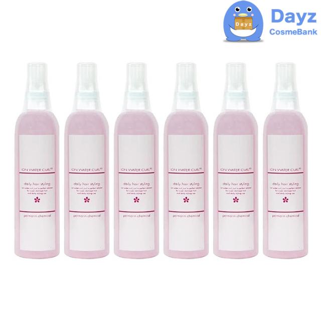 イオン ウォーター カールカール 210mL　6点セット　｜　洗い流さないヘアトリートメント　｜　アップスタイル カールヘア　｜
