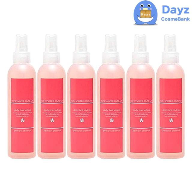イオン ウォーター カールアップ 210mL　6点セット　｜　洗い流さないヘアトリートメント　｜　アップスタイル カールヘア　｜