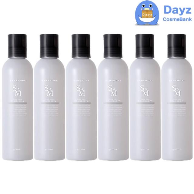 セフティ サンモニ スキャルプケア シャンプー V 240mL 6点セット　軟毛 ボリュームが欲しい 方に　SAN MONI