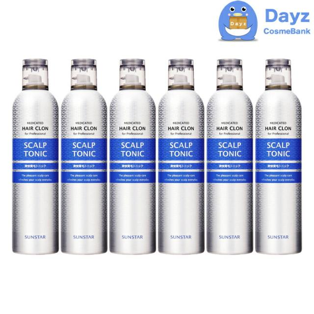 サンスター 薬用 スカルプトニック 300mL 無香性　6点セット　｜　医薬部外品　｜　育毛剤 薬用育毛トニック スカルプケア　｜