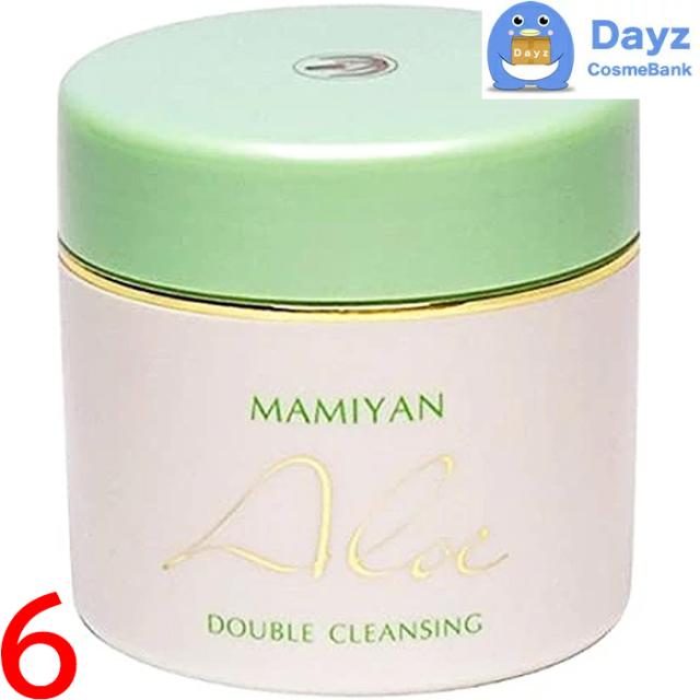 マミヤン アロエ ダブルクレンジング 105g　6点セット　洗顔料　｜　洗顔剤 洗顔フォーム 石鹸 せっけんベース 間宮