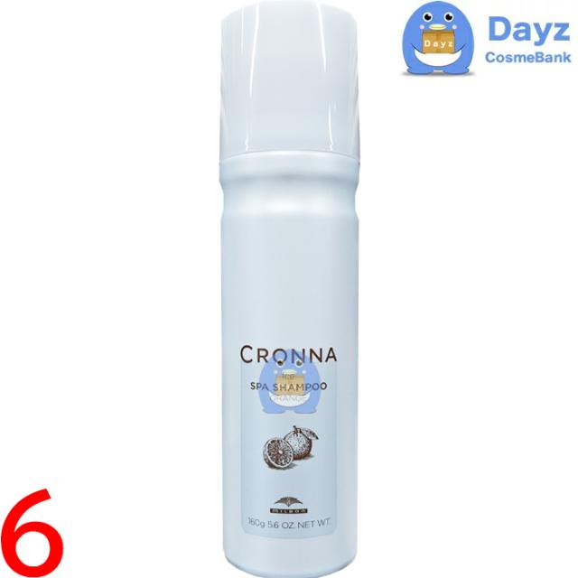 ミルボン クロナ アイススパシャンプー オレンジ 160g　6点セット　｜　ヘアシャンプー　｜　冷 冷やし 炭酸 ミント メンソール クール