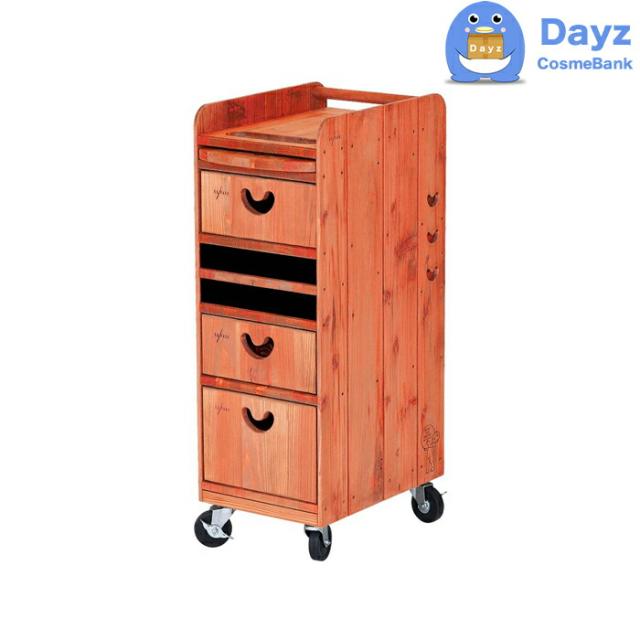 ワイエスパーク F-11 カッパー　｜　YSパーク ナチュラルウッドワゴン　YS PARK サロン ワゴン　｜　キャンセル・返品不可商品