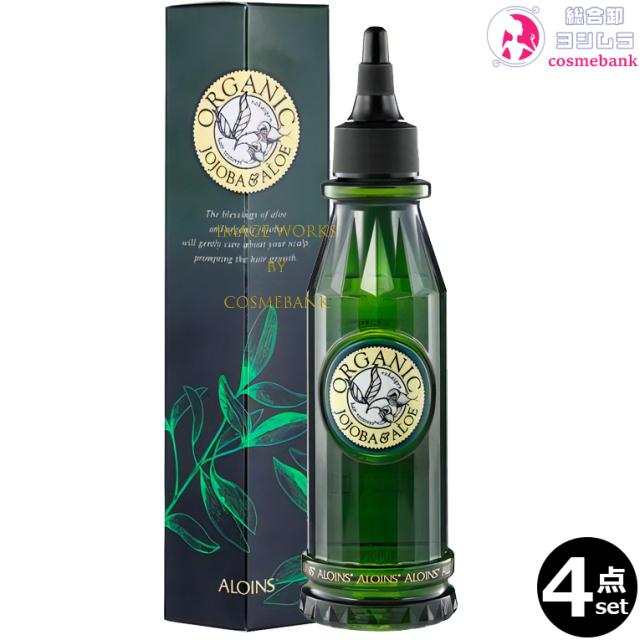 【 4点セット 】アロインス 蘆薈元 180ｍL ｜医薬部外品 薬用育毛剤 ふけ かゆみ ロカイゲン ろかいげん フローラルの香り NC